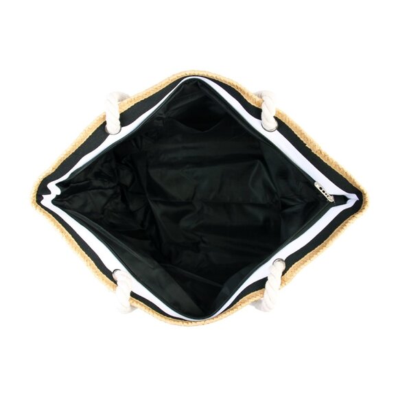 Riah Fashions | Bags | Riah Red White Stripe Jumbo Beach Bag Tote ...